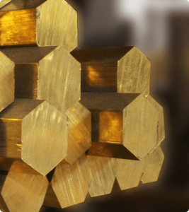 Brass Hexagon Rod - VINACOPPER